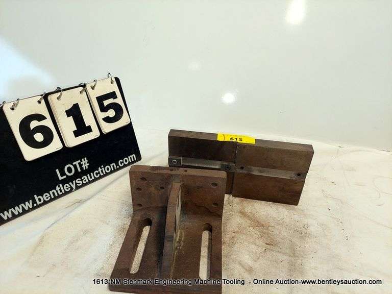 STEEL MACHINIST RIGHT ANGLE PLATE SET UP TABLE BLOCK - 5" X 5" X 5" (3X ...