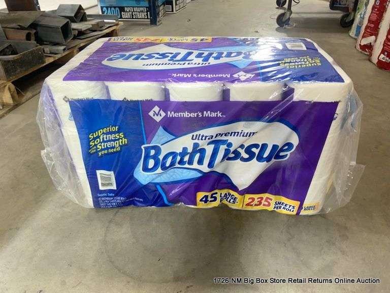 MEMBER'S MARK ULTRA PREMIUM BATH TISSUE - 45 LARGE ROLLS - Bentley ...