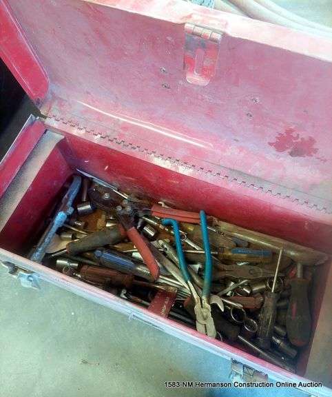 RED TOOL BOX W/ TOOLS - Bentley & Associates, LLC