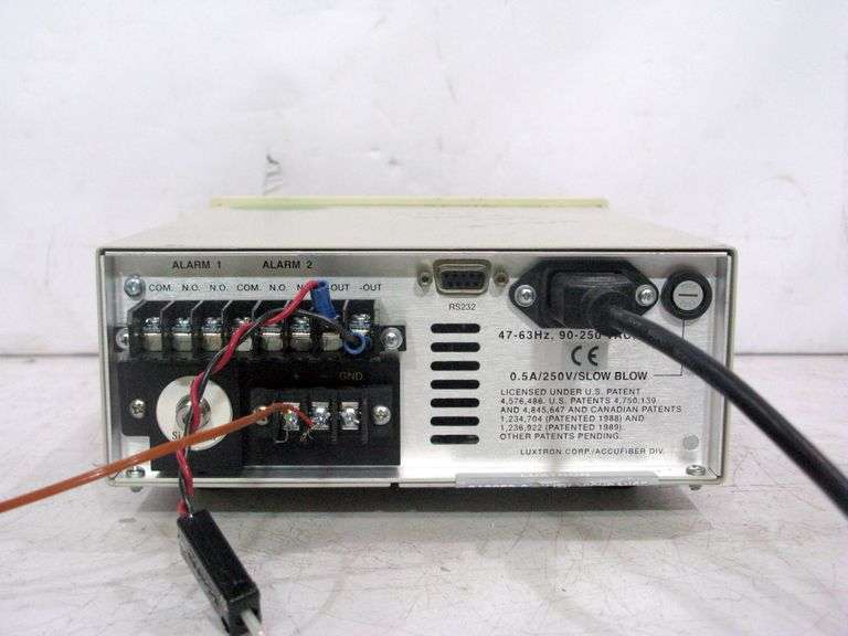 LUXTRON 10 OPTICAL FIBER TEMPERATURE CONTROL SYSTEM - Bentley ...