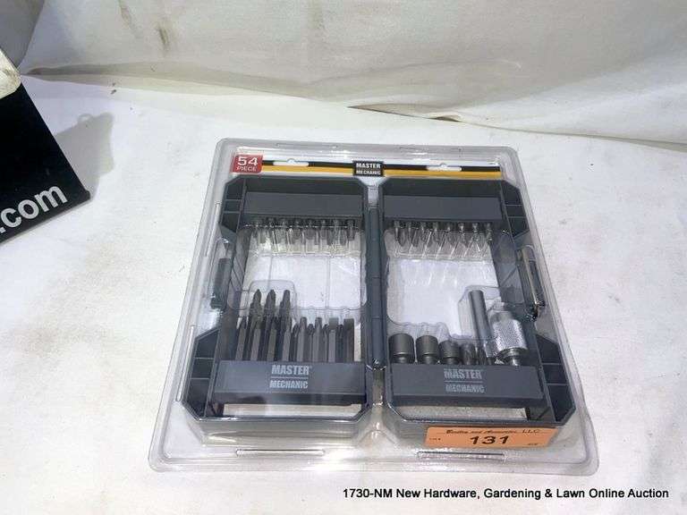 MASTER MECHANIC 54 PC. SCREWDRIVER BIT SET - Bentley & Associates, LLC