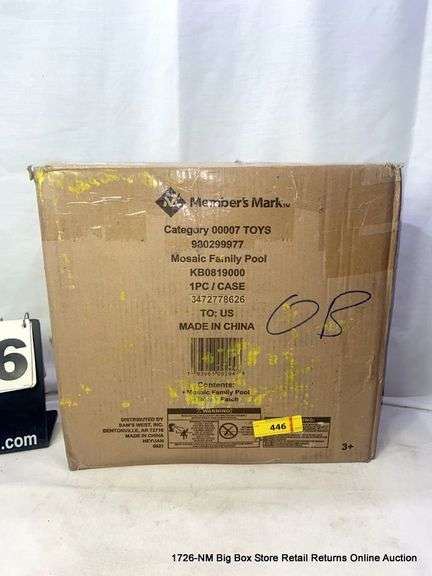 MEMBER'S MARK MOSAIC FAMILY POOL - Bentley & Associates, LLC