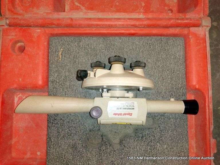 DAVID WHITE MERIDIAN L6-20 SIGHT LEVEL - Bentley & Associates, LLC