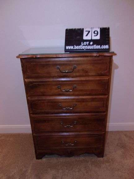 ETHAN ALLEN 5-DRAWER CHEST OF DRAWERS - Bentley & Associates, LLC