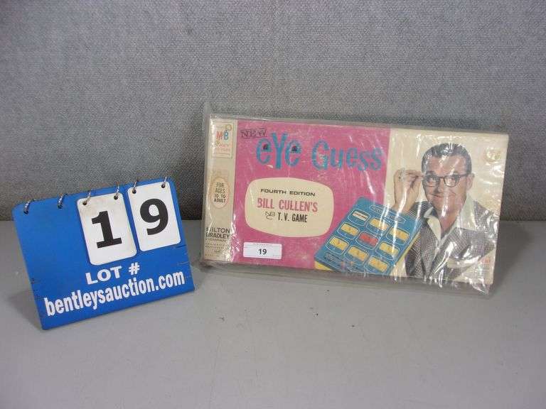 "EYE GUESS" BOARD GAME FROM 1966 BASED ON TV GAME SHOW W/ BILL CULLEN ...