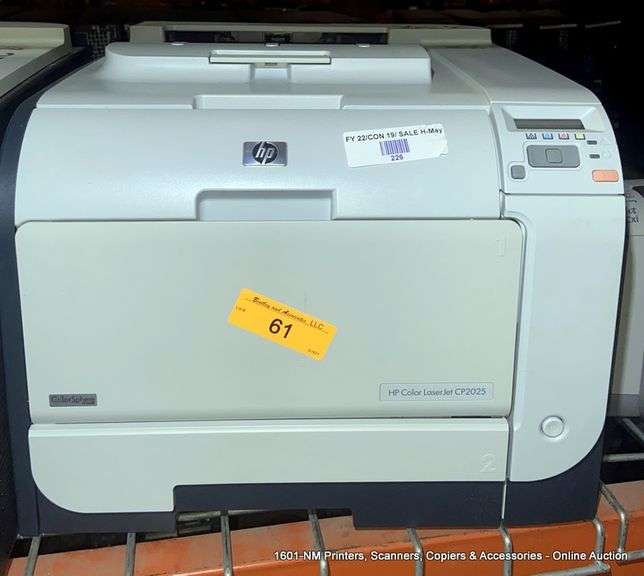 HP COLOR LASERJET CP2025 - Bentley & Associates, LLC