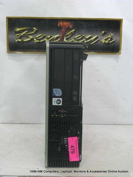 HP COMPAQ CORE 2 VPRO DESKTOP - NO POWER CORD, MISSING PARTS, AS IS ...