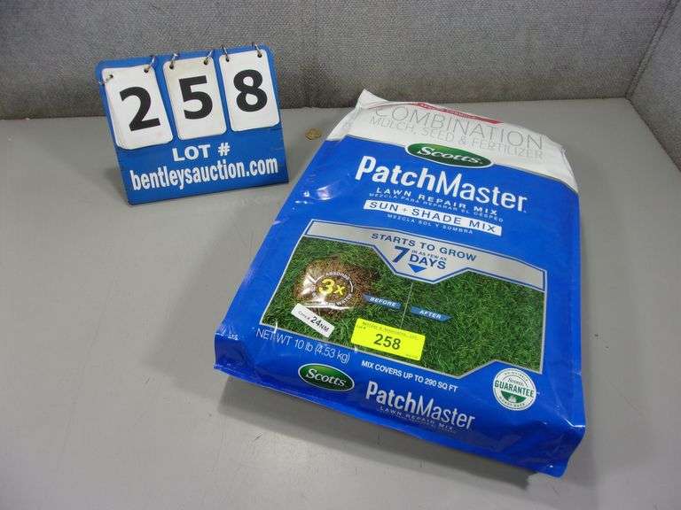 SCOTT'S PATCHMASTER LAWN REPAIR MIX COMBINATION MULCH, SEED, FERTILIZER ...