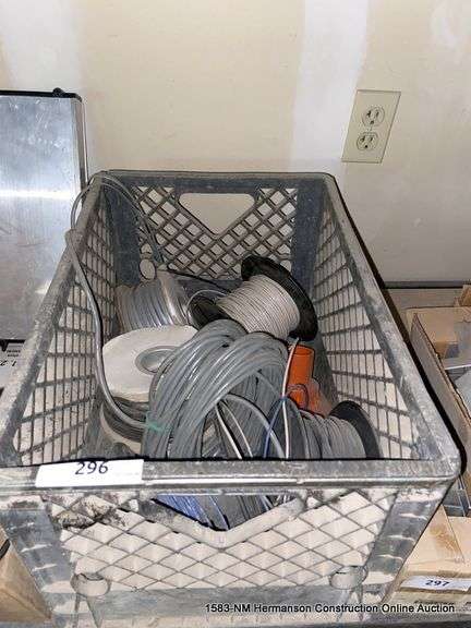 BIN: ASSORTED SPOOLS - CABLE, WIRE - Bentley & Associates, LLC