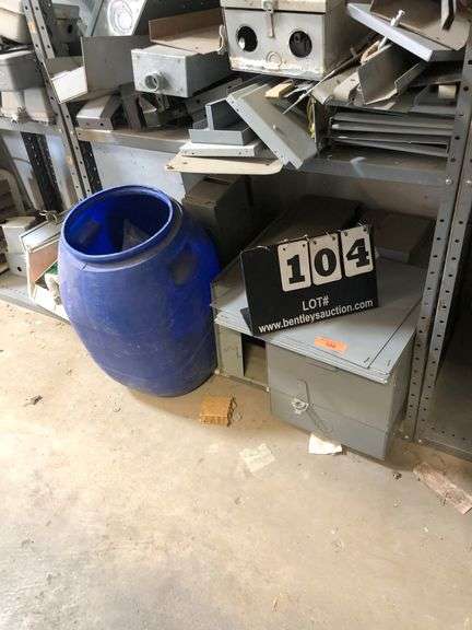 CIRCLE A-W PRODUCTS PANELS, POWER BOX W/ SWITCH, METAL BOX BLUE ...