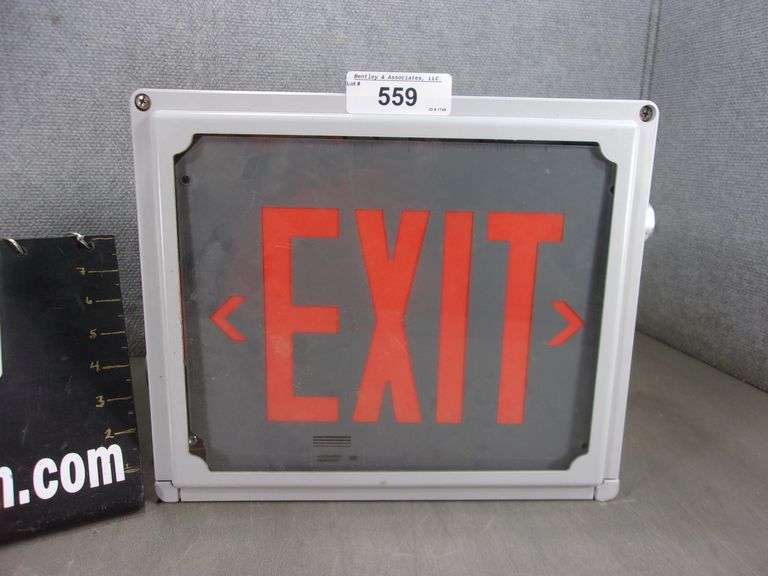 CHLORIDE EXIT LIGHT SIGN - Bentley & Associates, LLC