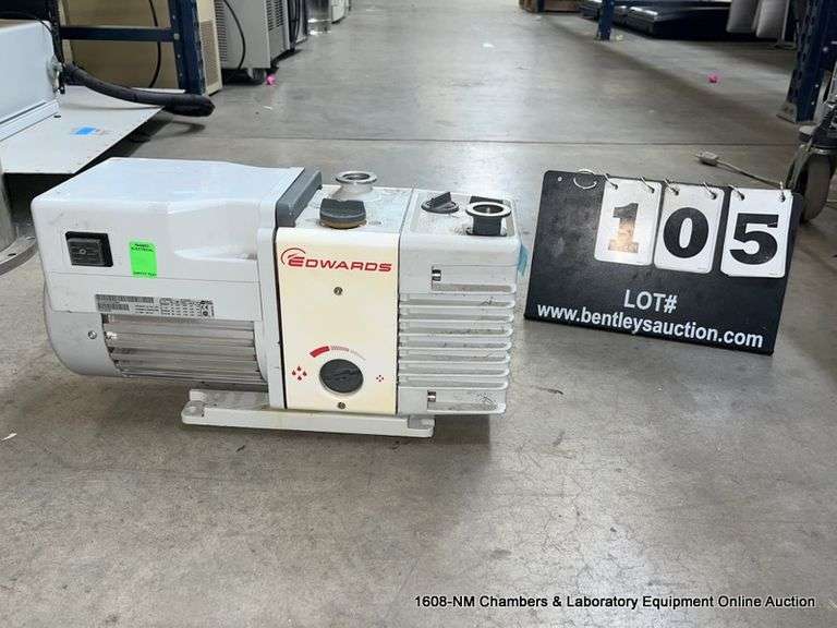 EDWARDS RV5 VACUUM PUMP - Bentley & Associates, LLC