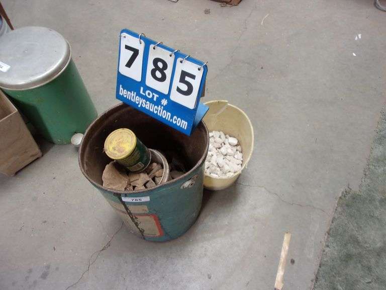 TAR CAN W/ ASSORTED ROCKS - Bentley & Associates, LLC