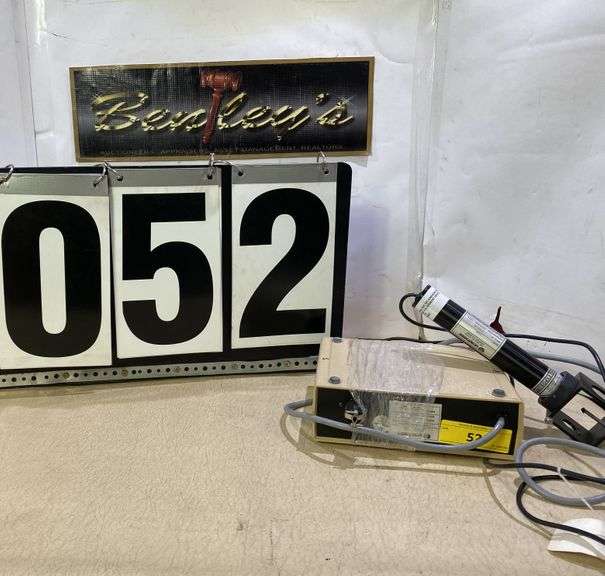 UNIPHASE 1108 LASER W/ 1205-1 POWER SUPPLY - Bentley & Associates, LLC