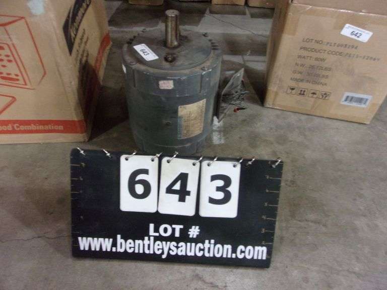 MARATHON ELECTRIC MOTOR CAT NO. H123- 3HP- 208-230/460 - Bentley ...