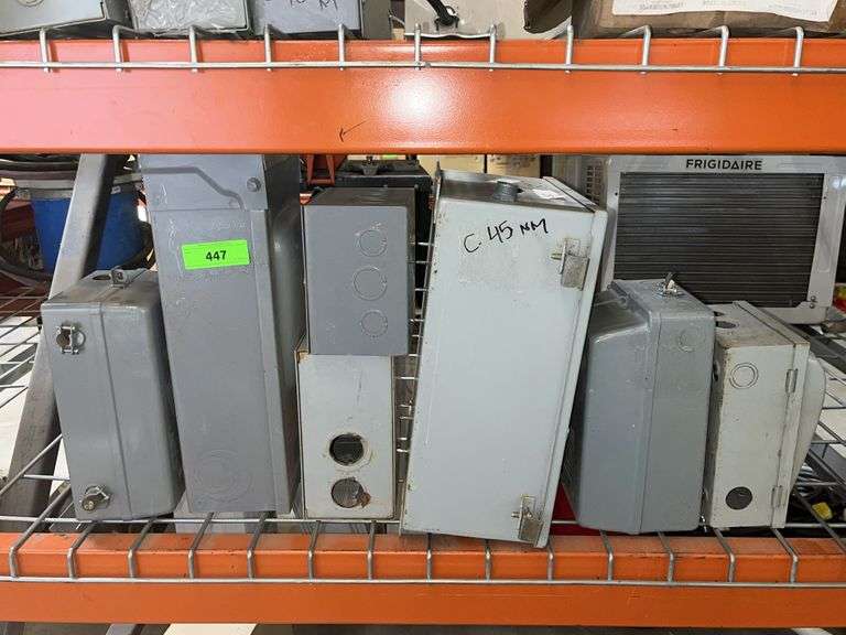 MISC ELECTRICAL BOXES (8X MONEY) - AS IS, USED - Bentley & Associates, LLC