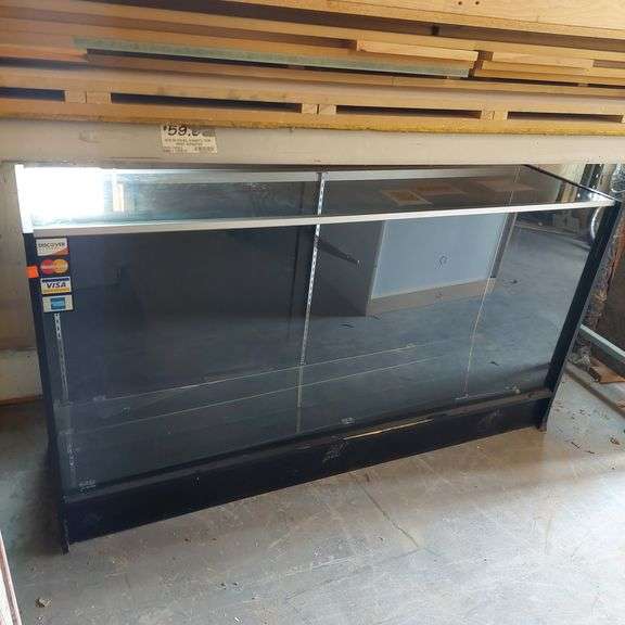 BLACK DISPLAY CASE, 6FT. - Bentley & Associates, LLC