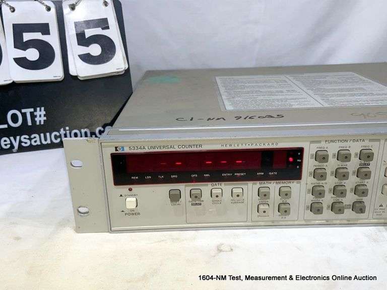 HP 5334A UNIVERSAL COUNTER - Bentley & Associates, LLC