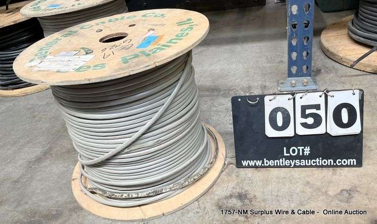 SPOOL: GENERAL CABLE 25/24 SHIELDED CMR TYPE CABLE-GREY - Bentley ...