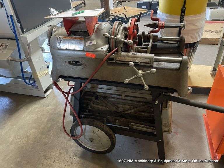 RIGID 535 THREADING MACHINE - Bentley & Associates, LLC