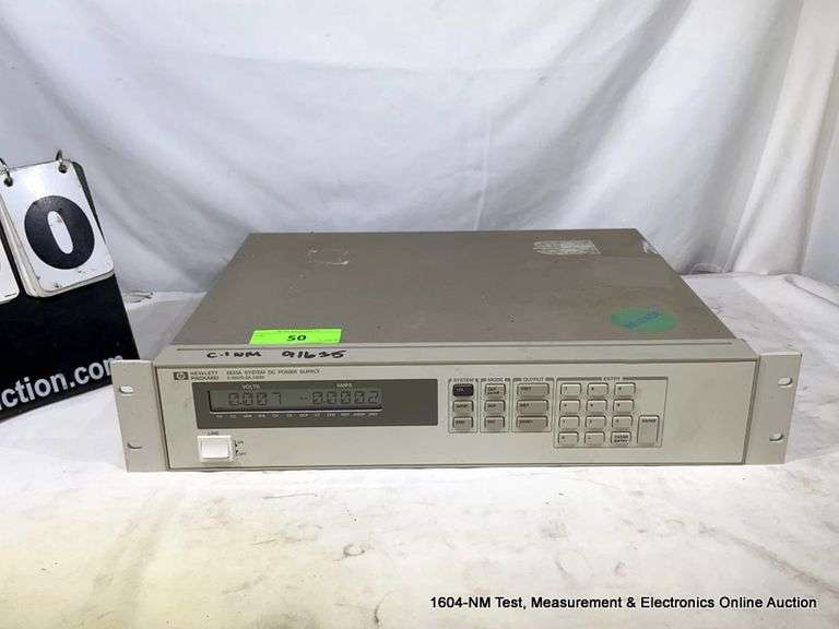 HP 6633A SYSTEM DC POWER SUPPLY - Bentley & Associates, LLC