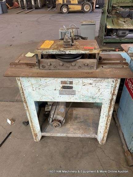 LOCKFORMER PITTSBURGH DRIVE CLEAT W/ EASY EDGER 5 STATION, 20 GA, S/N ...