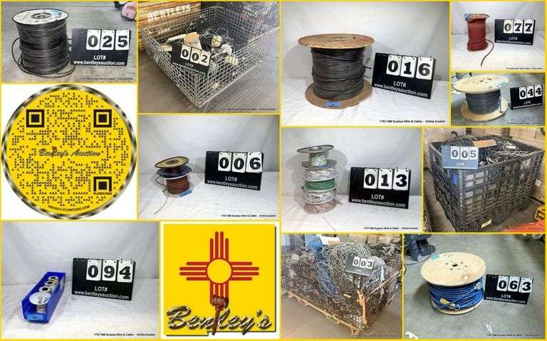 1757-NM Surplus Wire & Cable Online Auction - Bentley & Associates, LLC