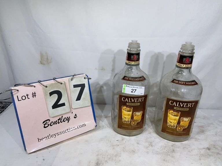 CALVERT EXTRA AMERICAN WHISKEY BOTTLES (2X MONEY) - Bentley ...