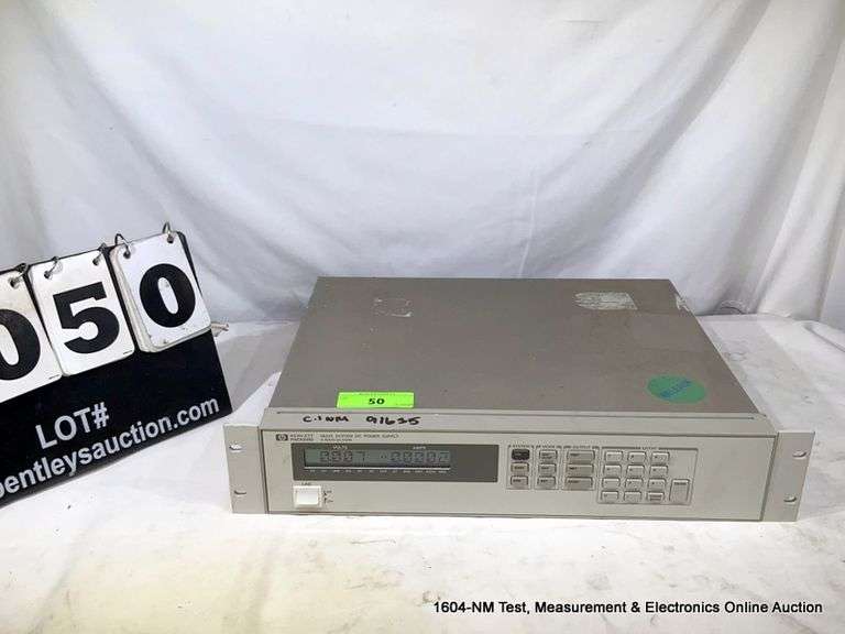 HP 6633A SYSTEM DC POWER SUPPLY - Bentley & Associates, LLC