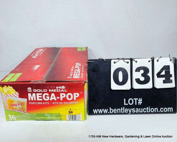 BOX: GOLD MEDAL MEGA-POP POPCORN KITS - 36 PER BOX - Bentley ...