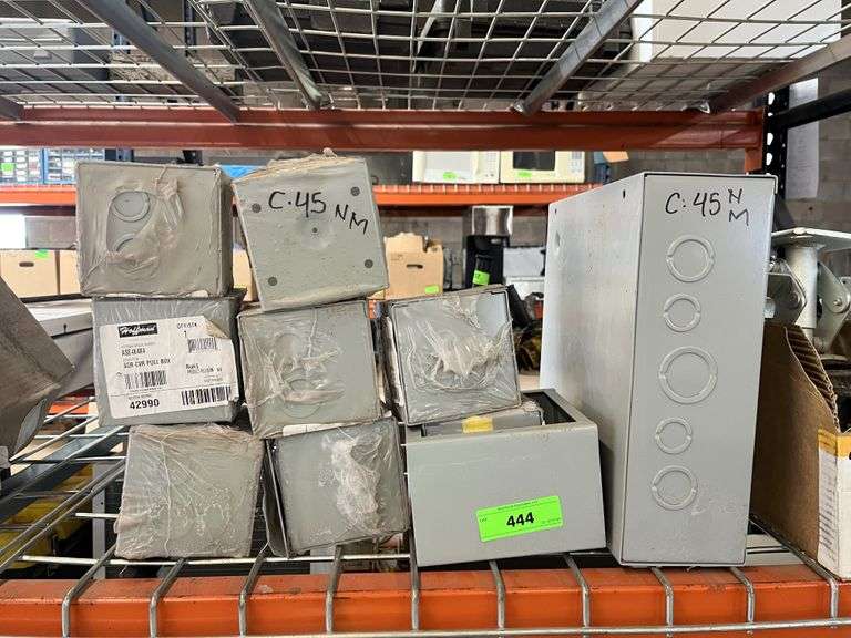 HOFFMAN SCR CVR PULL BOXES - ASE4X4X4 (9X MONEY) - AS IS, USED ...