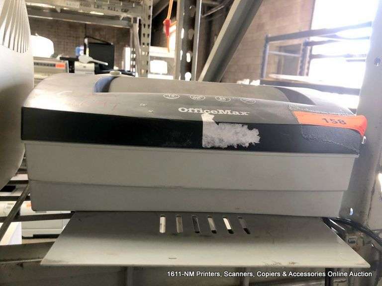 OFFICE MAX SHREDDER - Bentley & Associates, LLC