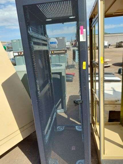 BLACK METAL RACK CABINET - Bentley & Associates, LLC