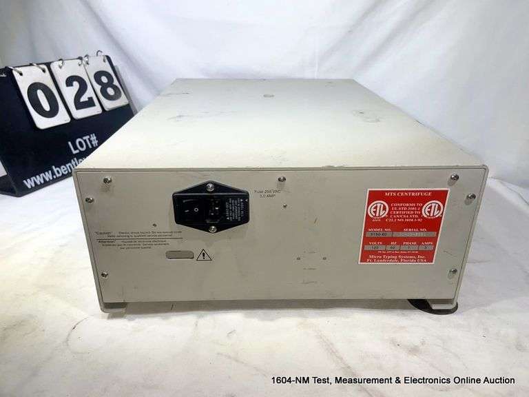 ORTHO CLINICAL DIAGNOSTICS MTS CENTRIFUGE - Bentley & Associates, LLC