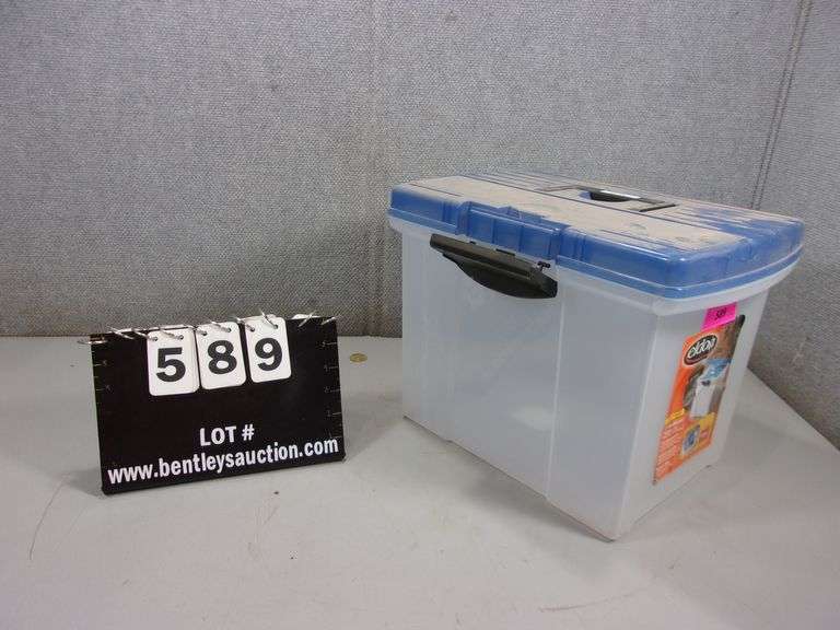 CLEAR POLY ELDON FILE KEEPER STORAGE BOX - Bentley & Associates, LLC