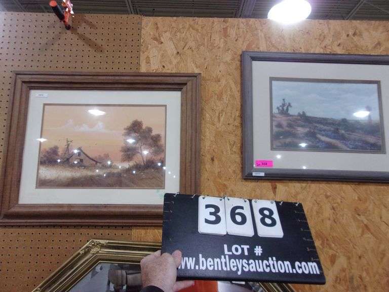 RUSTIC FRAMED PRINT - R. RUSSELL BROWN COWBOY OVERLOOKING VALLEY - 26-1 ...