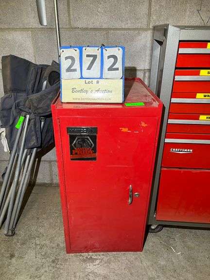 MATCO 1-DOOR 2-DRAWER TOOL BOX - RED - Bentley & Associates, LLC