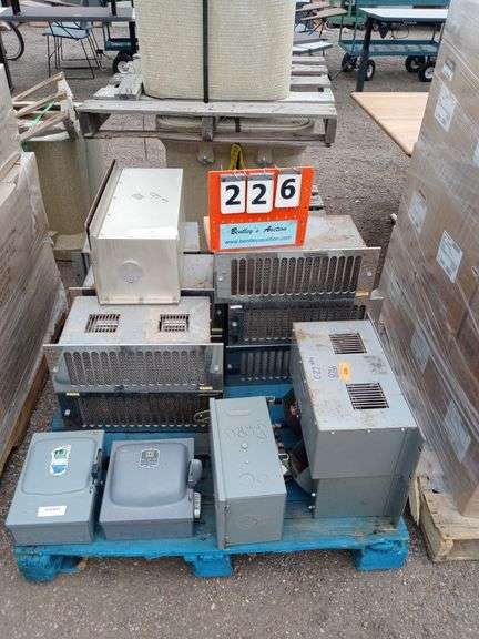 PALLET: RACK FAN BLOWER VENTILATORS & BREAKER BOXES - Bentley ...