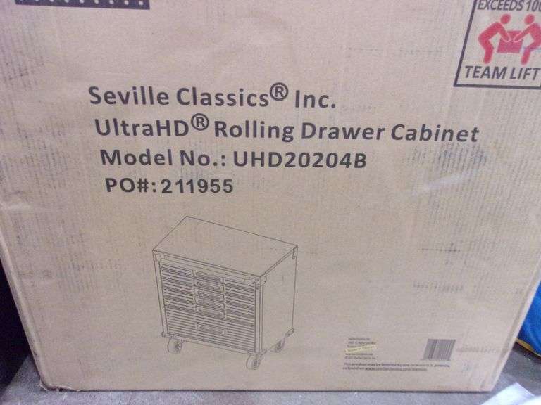 SEVILLE CLASSIC ULTRA HD ROLLING CABINET - Bentley & Associates, LLC