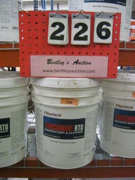 5-GALLON BUCKET: FIBERLOCK SHOCKWAVE RTU DISINFECTANT & CLEANER ...