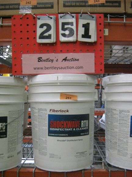 5-GALLON BUCKET: FIBERLOCK SHOCKWAVE RTU DISINFECTANT & CLEANER ...