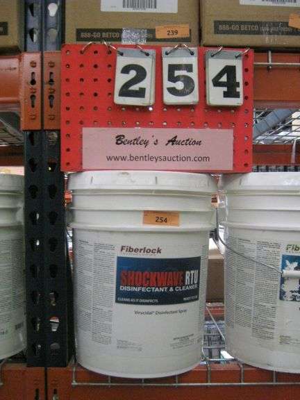 5-GALLON BUCKET: FIBERLOCK SHOCKWAVE RTU DISINFECTANT & CLEANER ...
