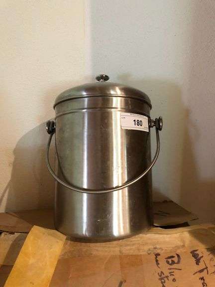 STAINLESS STEEL COMPOST PAIL - Bentley & Associates, LLC