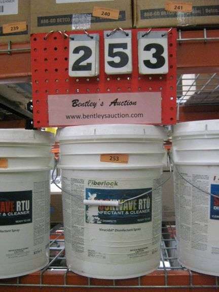 5-GALLON BUCKET: FIBERLOCK SHOCKWAVE RTU DISINFECTANT & CLEANER ...