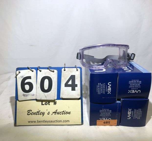UVEX SAFETY GOGGLES (4X MONEY) - Bentley & Associates, LLC