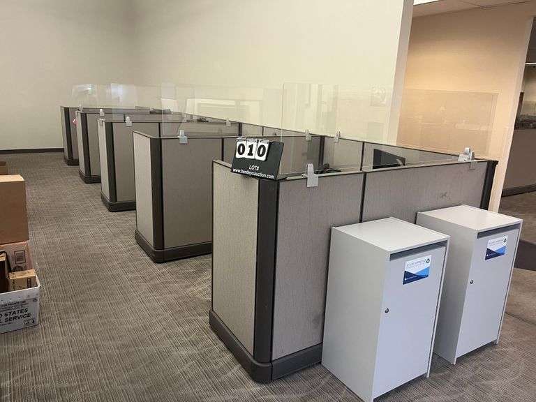 2010 HERMAN MILLER COMPATICO CUBICLES - 5 STATIONS (5X MONEY ...