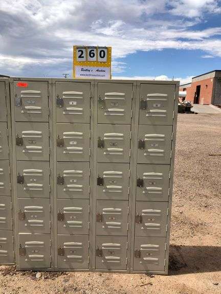 METAL 20-COMPARTMENT GYM LOCKER - Bentley & Associates, LLC