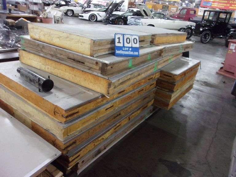 PALLET: METAL, FOAM, WOOD PANELS - Bentley & Associates, LLC