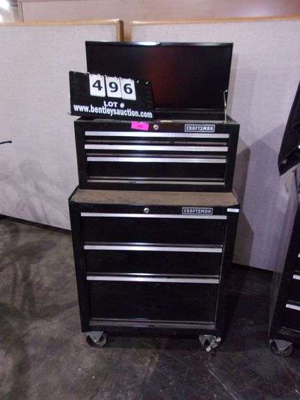 BLACK CRAFTSMAN 6-DRAWER STACKED MECHANICS TOOLBOX - Bentley ...