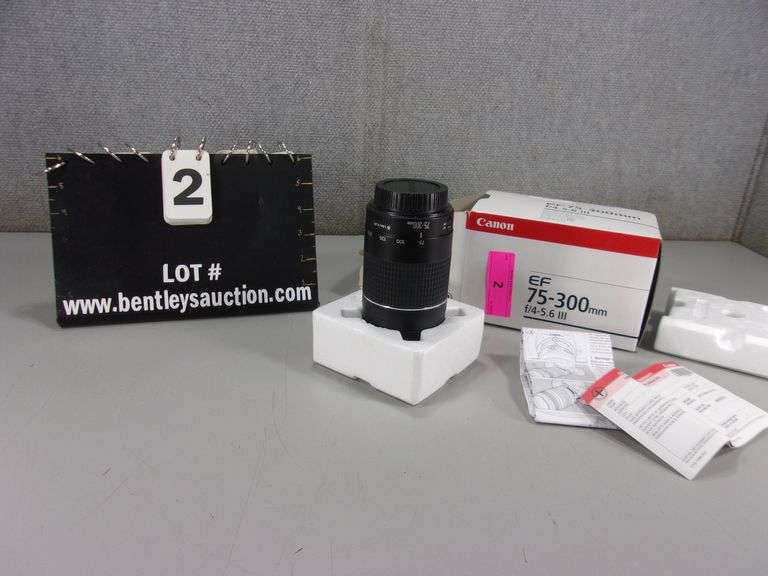 CANON EF 75-300 MM CAMERA - Bentley & Associates, LLC
